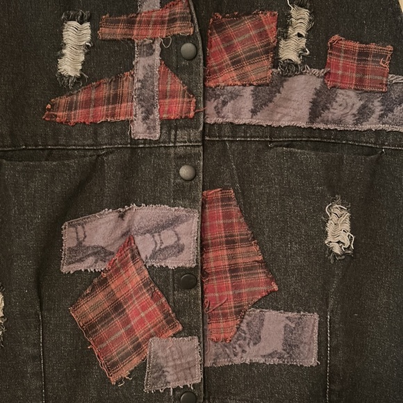 Hand Crafted | Jackets & Coats | Upcycled Distressed Denim Wilderness ...